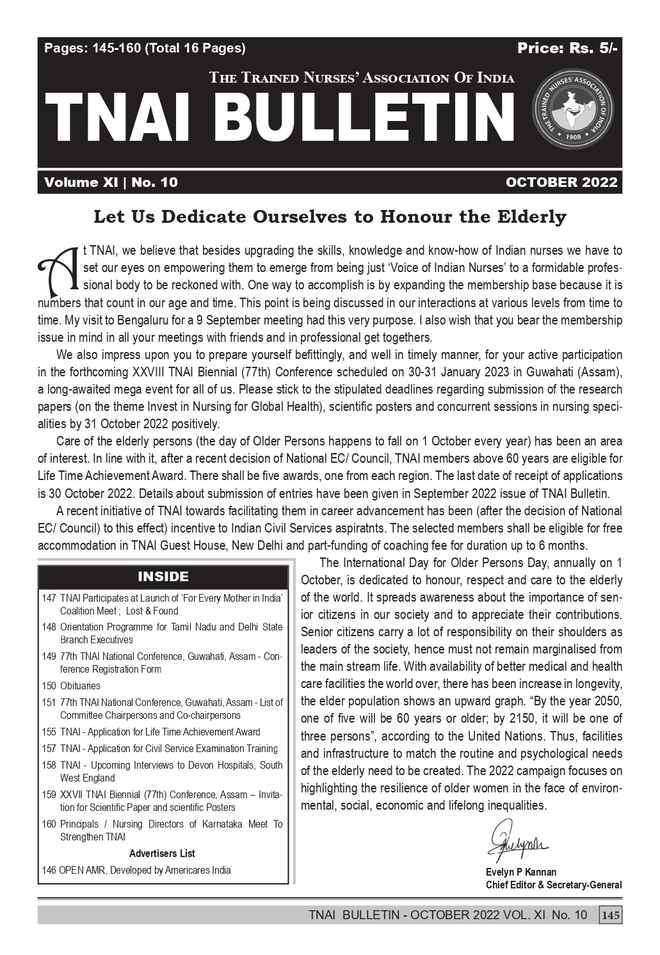 TRAINED NURSES' ASSOCIATION OF INDIA (TNAI)